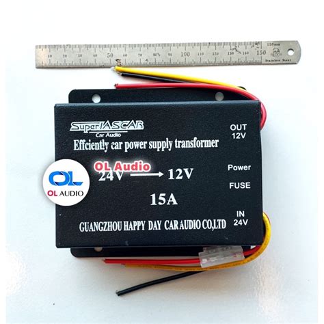 🚒24v To 12v 🚒15amp With Acc Power Effciently Car Power Transformer
