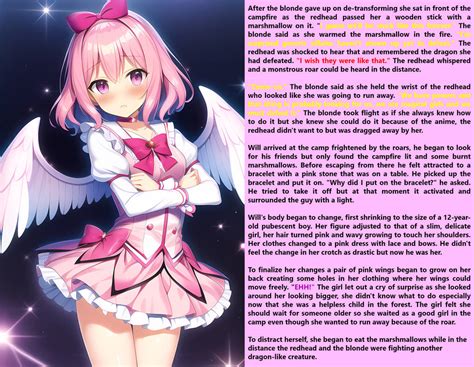 Tg Caption Pink Magical Girl By Dannyblues24 On Deviantart