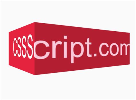 3D Text Scrolling Effect In Pure CSS / CSS3 | CSS Script