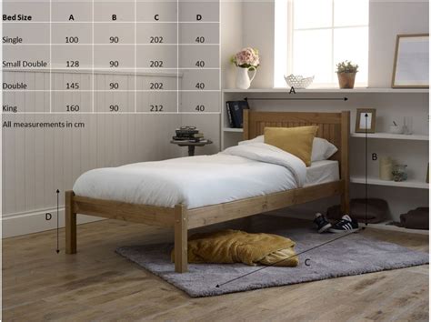 Capri Rustic Pine King Size Bed Frame