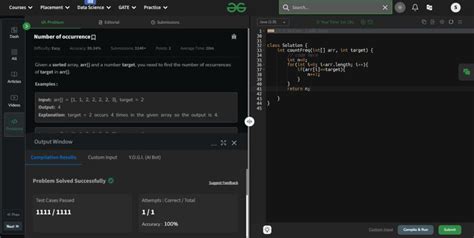 Gfg160 Gfg160 Dsa Codingchallenge Dailycoding Arrays Searching Shreya Gupta