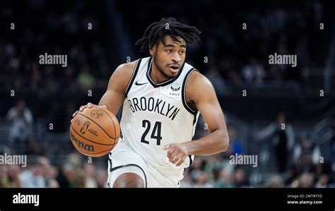Brooklyn Nets Guard Cam Thomas 24 During The First Half Of An Nba
