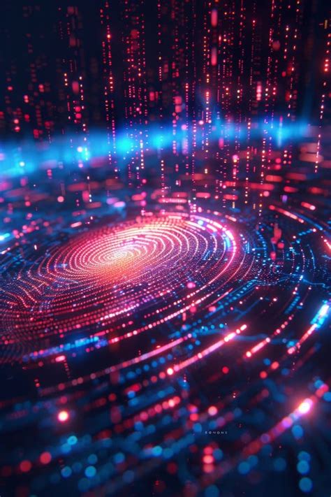 Fingerprint Authentication Process Through Glowing Scanned Lines