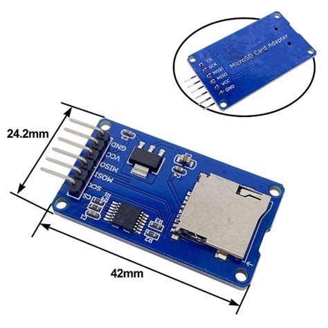 Mạch Ghi Đọc Thẻ Micro Sd Linh Kiện 888