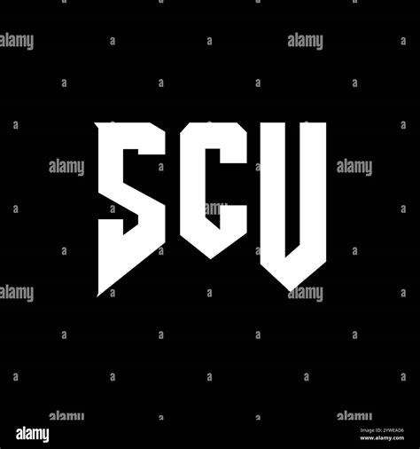 Scu Letter Logo Design For Technology Company Scu Logo Design Black