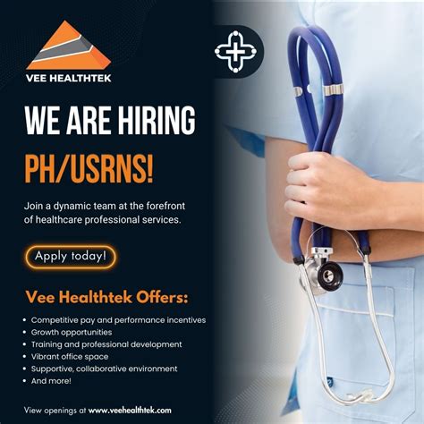 Jobs For Phusrns Work From Home Available Vee Healthtek