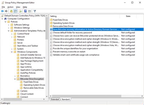 Implement Bitlocker Recovery Process Using Self Recovery And Recovery Password Retrieval