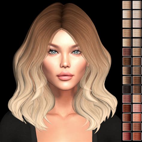 Second Life Marketplace Demo Nocruel New Alexia Mesh Hair Full Perm