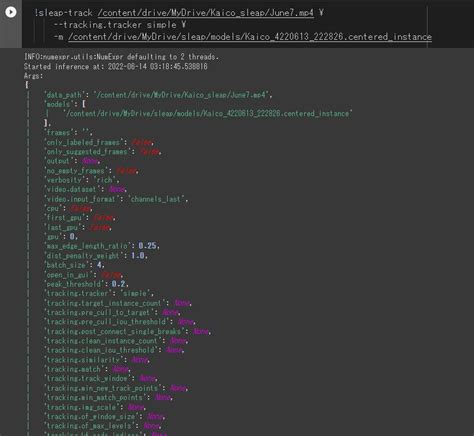 I Can Not Infer My Mp Video Talmolab Sleap Discussion GitHub