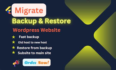 migrate wordpress website backup and restore easily by mithila6688mitu