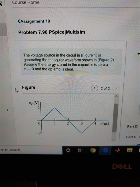 Solved The Voltage Source In The Circuit In Figure Is Chegg
