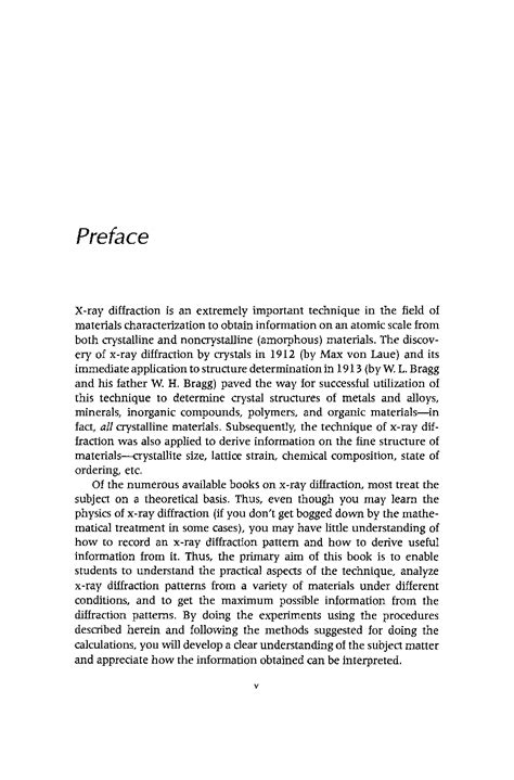 SOLUTION X Ray Diffraction A Practical Approach Studypool