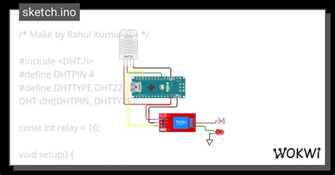 Relay Kontrol Wokwi Esp32 Stm32 Arduino Simulator