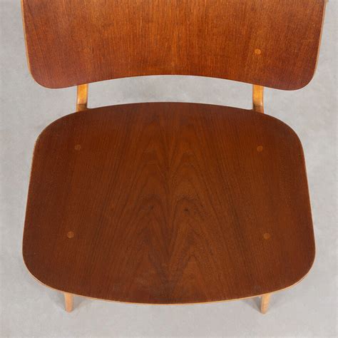 Set Of 6 Borge Mogensen Chairs Model 155 And Table Soborg Mobelfabrik