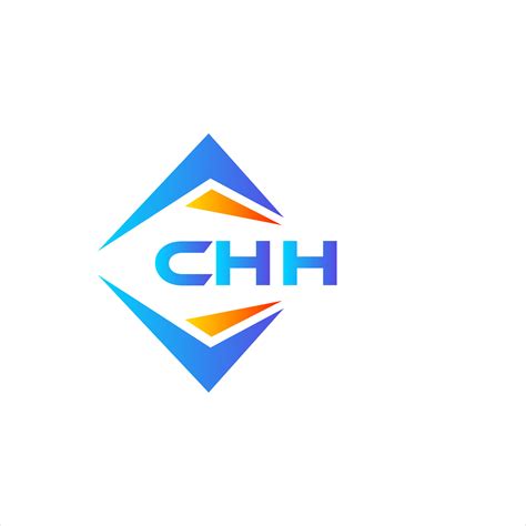Chh Abstract Technology Logo Design On White Background Chh Creative Initials Letter Logo