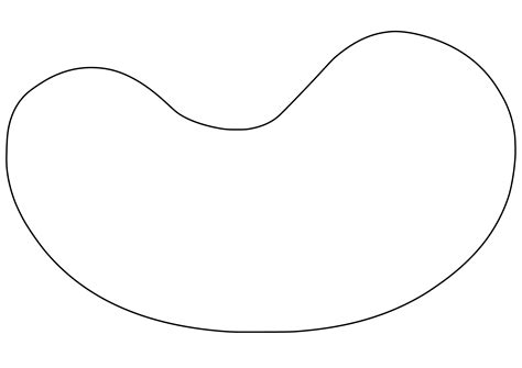 Shape Of Jelly Bean Free Printable Papercraft Templates