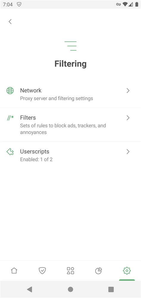 Settings Adguard Knowledge Base