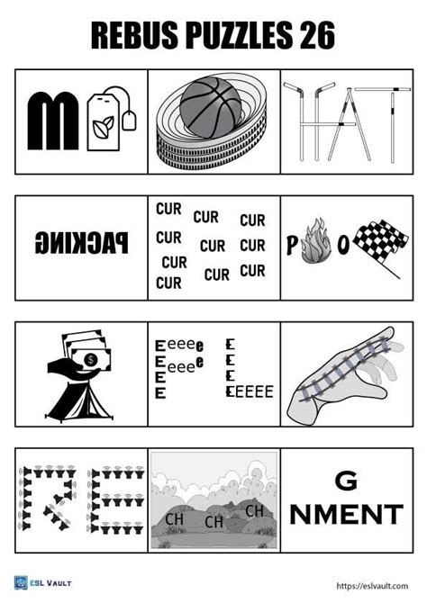 300 Free Printable Rebus Puzzles With Answers Artofit