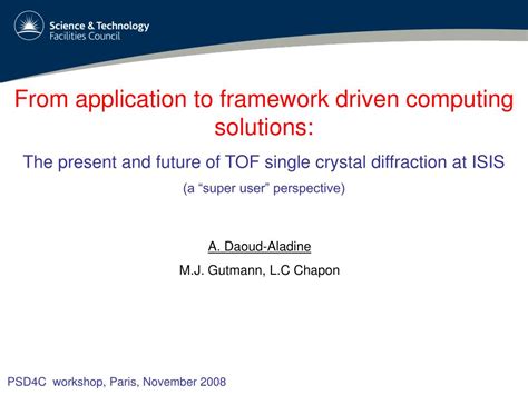 Ppt From Application To Framework Driven Computing Solutions The
