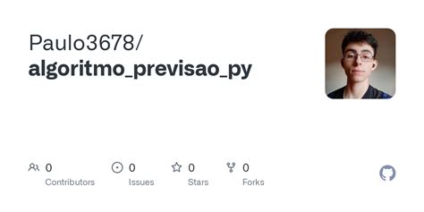 Github Paulo3678algoritmoprevisaopy