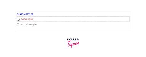 React Radio Buttons Scaler Topics