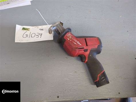 Milwaukee Reciprocating Hacksaw With Battery Qty1 Michener Allen