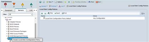 Local Disk Configuration Policies Implementing Cisco Ucs Solutions