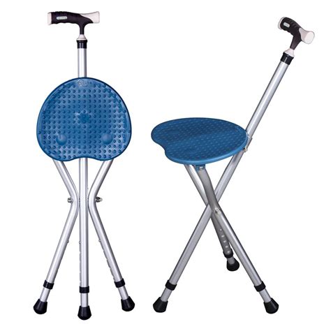 Cane Stool Walking Stick Folding Cane Seat Combo