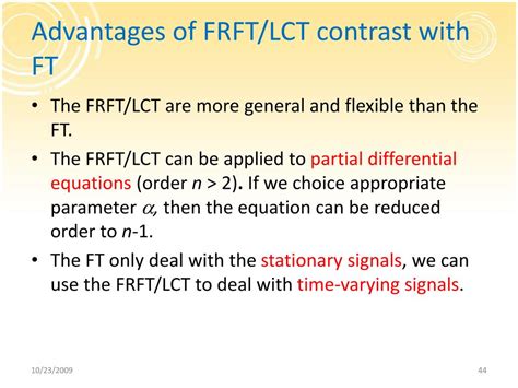 Ppt Introduction Of Fractional Fourier Transform Frft Powerpoint