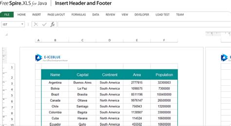 Free Java Excel Library Create Read Modify Print Convert Excel