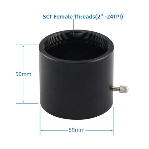 2 To Sct Telescope Visual Back Tube Adapter