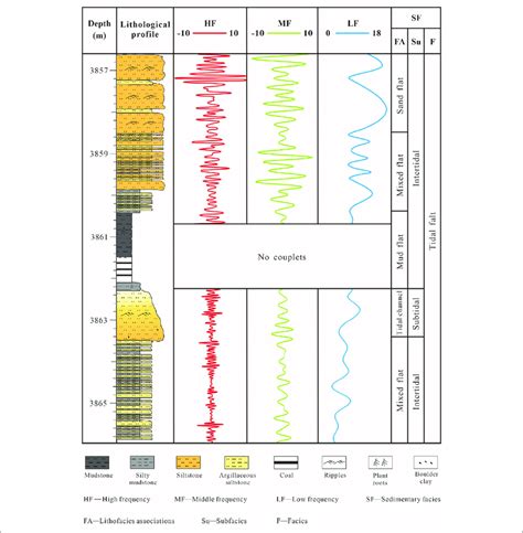Relationship Between The Wavelet Transform And Lithofacies