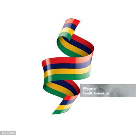 모리셔스 국기 흰색 바탕에 벡터 일러스트 레이 션 국기에 대한 스톡 벡터 아트 및 기타 이미지 국기 그림 이야기 기 Istock