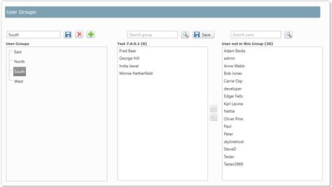 Creating User Groups