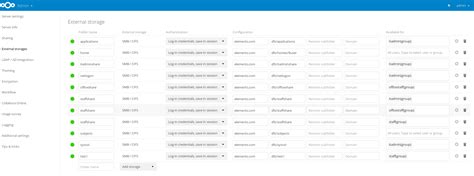 Nextcloud External Storage Support In Karoshi The Linux Schools Project
