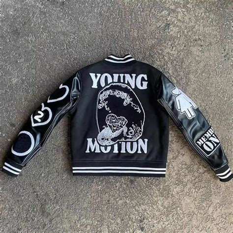 Customized 3d Embroidery Logo Streetwear Hip Hop Windproof Leather