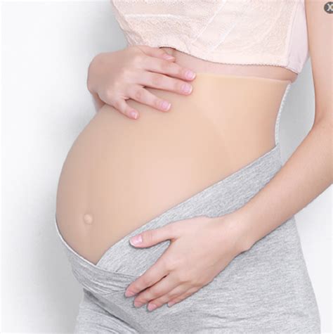 Silicone Fake Belly Artificial Fake Pregnancy Tummy Pregnant