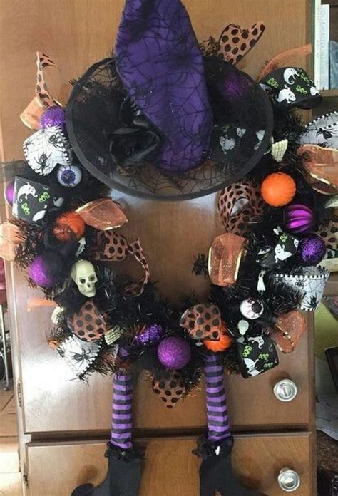 Diy Halloween Wreaths Spooky Elegance For Your Front Door