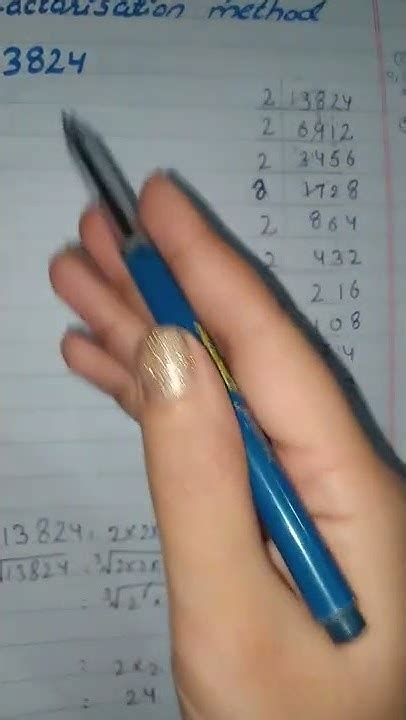 Find Cube Root By Prime Factorization Method In Urdu Cube Root Of 13824 Youtube