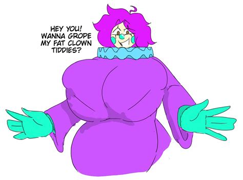 Rule 34 Big Breasts Chubby Clown Clown Girl Clown Makeup Clown Nose