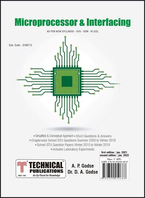 Microprocessor And Interfacing Technical Engineering Book Store