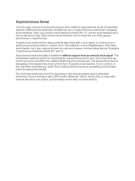 Asynchronous Communication Pdf