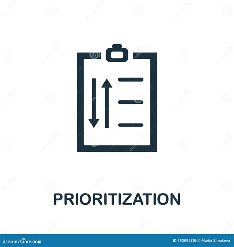 Prioritization List Chart Cartoon Vector 22981781