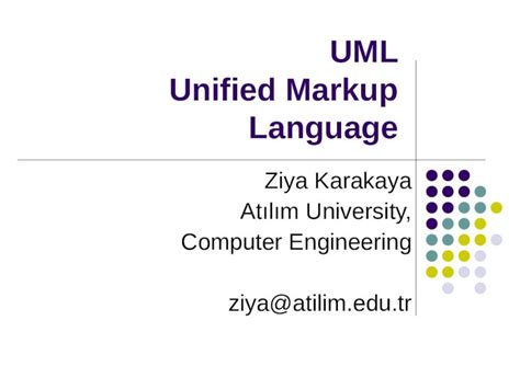 Ppt Uml Unified Markup Language Dokumentips
