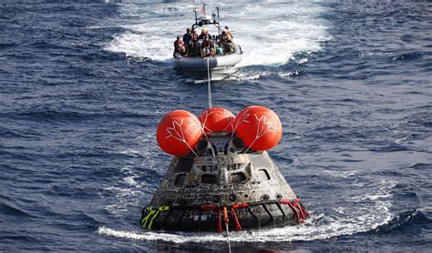 Orion Capsule Bounces Off Atmosphere To Complete Hottest And Fastest