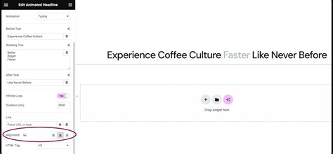 Animated Headline Widget Elementor