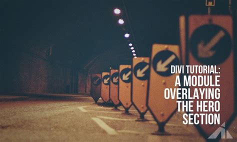 Divi Overlaying Module On Hero Section Almost Inevitable Tutorials