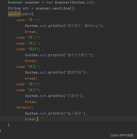 程序流程控制（switch、for、while、do while）和break、continue关键字 易于控制流程的关键字 csdn博客