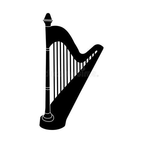 Harp Icon Design Stock Vector Illustration Of Lira 330337313
