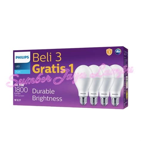 Jual Lampu Led Philips Multipack Watt Cahaya Putih Kab Bekasi Sumber Jaya Lampu Sjl